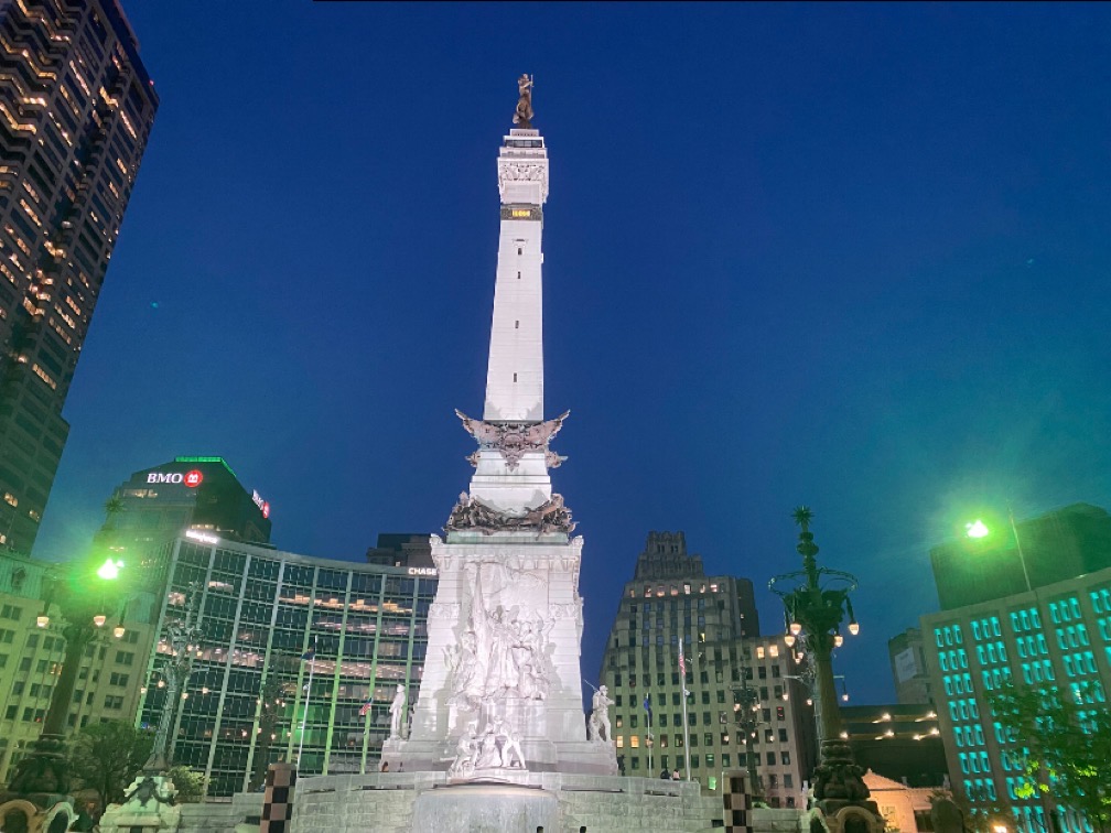 CareSource Indiana Joins Organizations Lighting Monument Circle Green ...