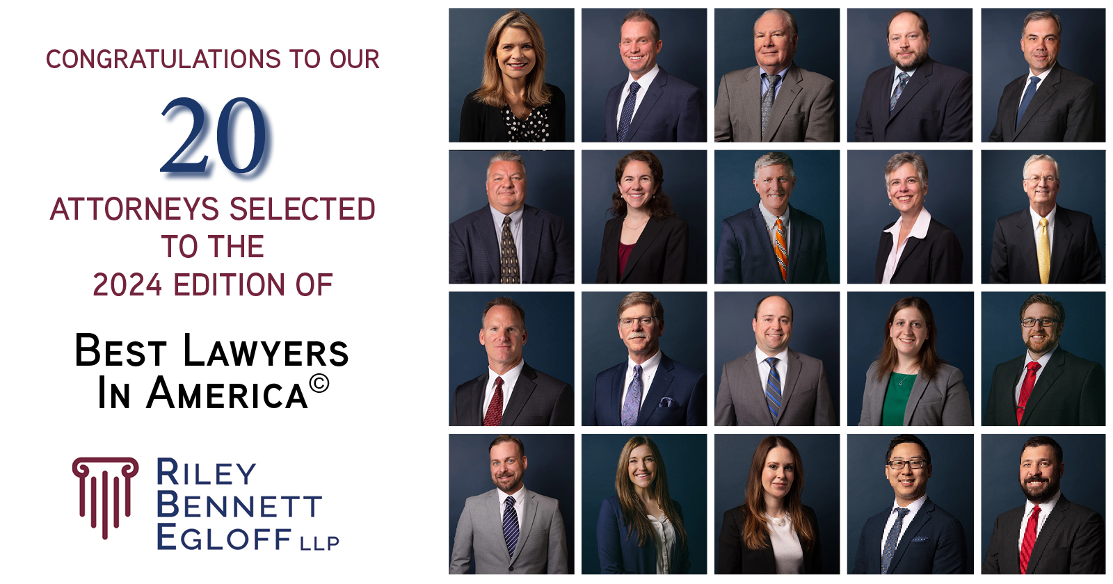 Riley Bennett Egloff Announces 2024 Best Lawyers Honorees - Indy Chamber